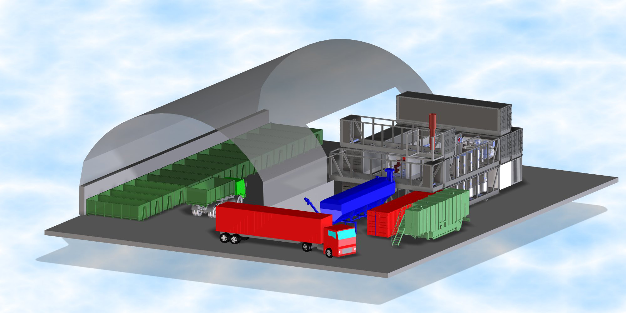 DGE thermolysis plant MIDI