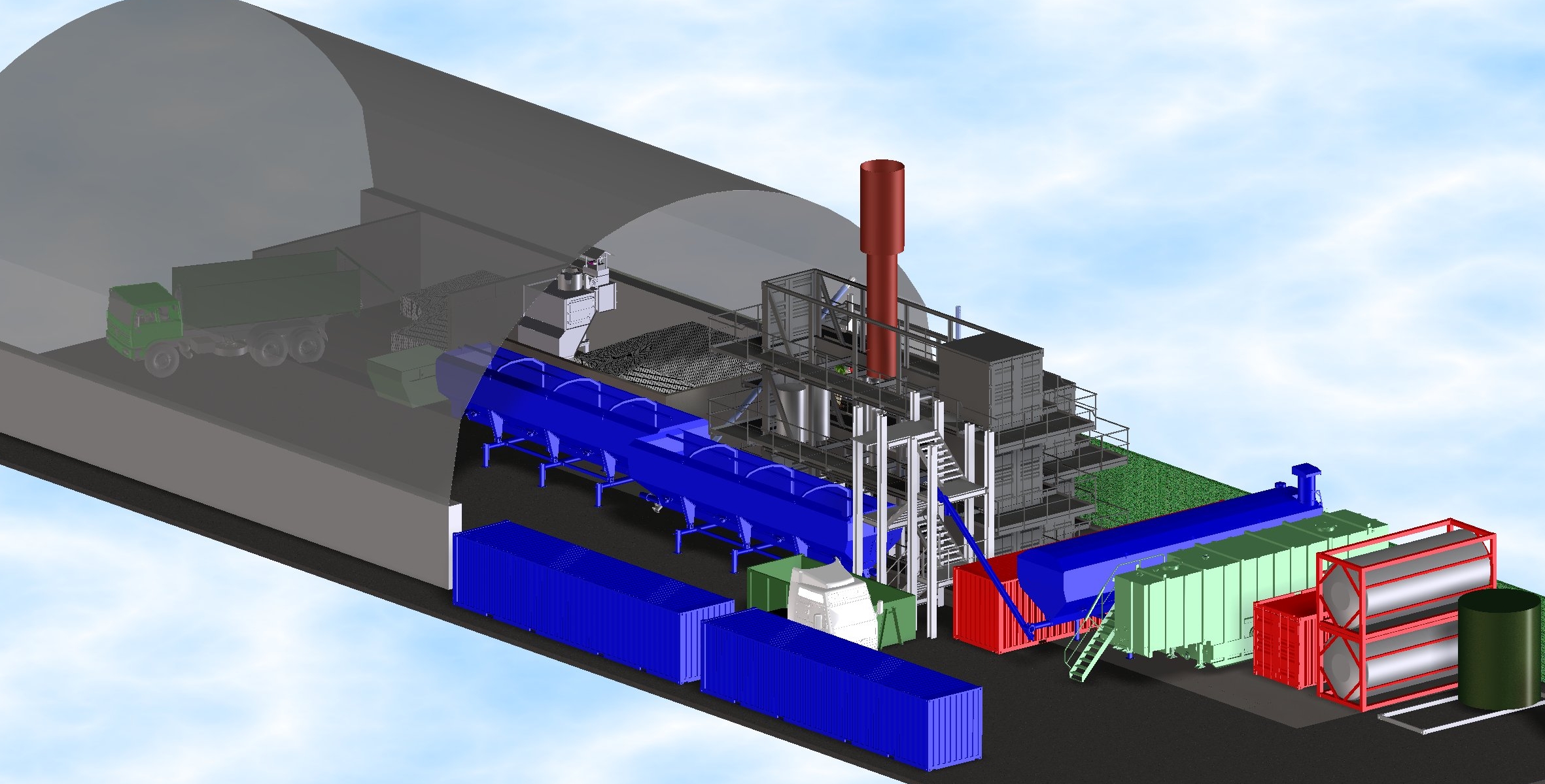 pyrolysis/thermolysis rotary kiln engineering services