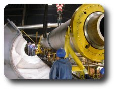 Rotary kiln pyrolisis plants for active coal regeneration